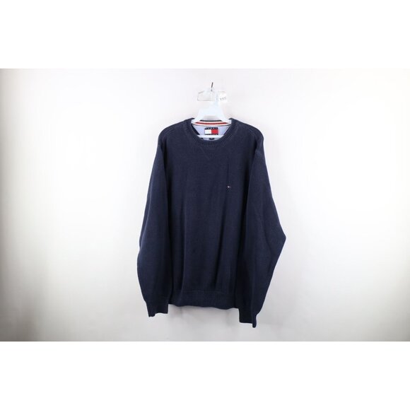 Tommy Hilfiger | Sweaters | Vtg 9s Tommy Hilfiger Mens Large Faded ...